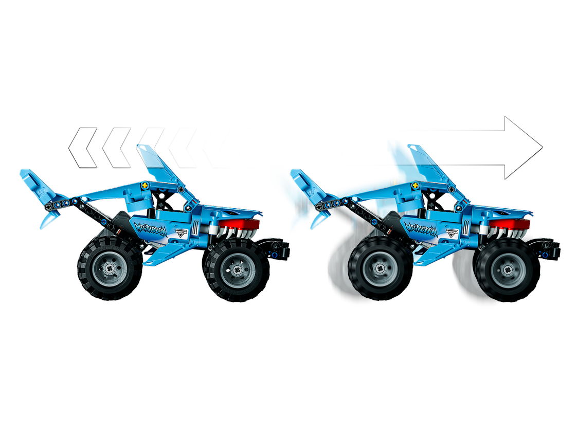 乐高42134 Monster Jam™ Megalodon™ 巨齿鲨卡车【绝版时间/说明书/价格】 | 积木小时光 - 乐高套装查询/说明书 ...